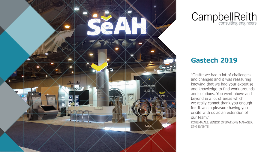 Gastech 2019 - Houston - CampbellReith | Consulting Engineers