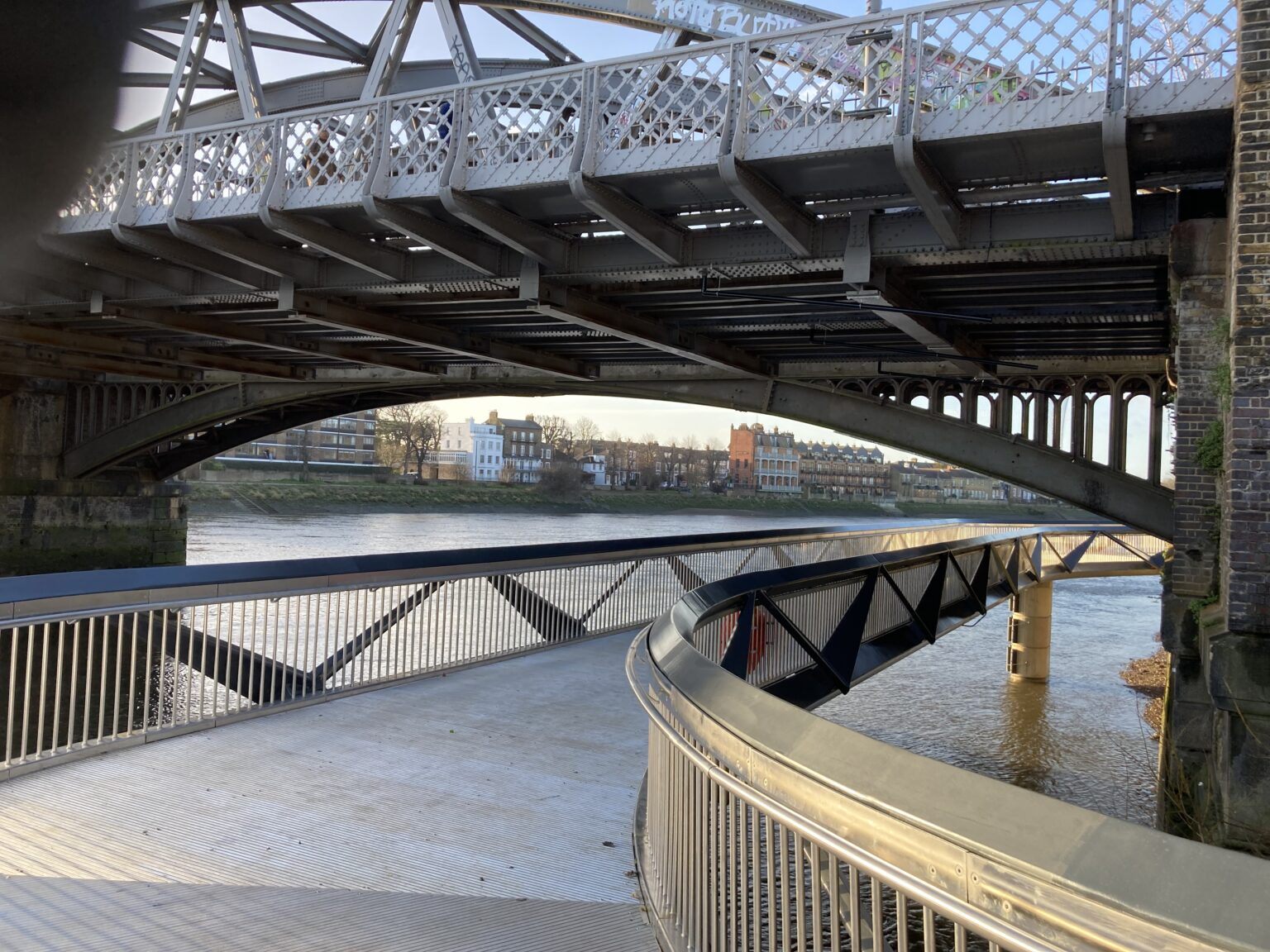 Dukes Meadow Thames Path Footbridge opening! - CampbellReith ...